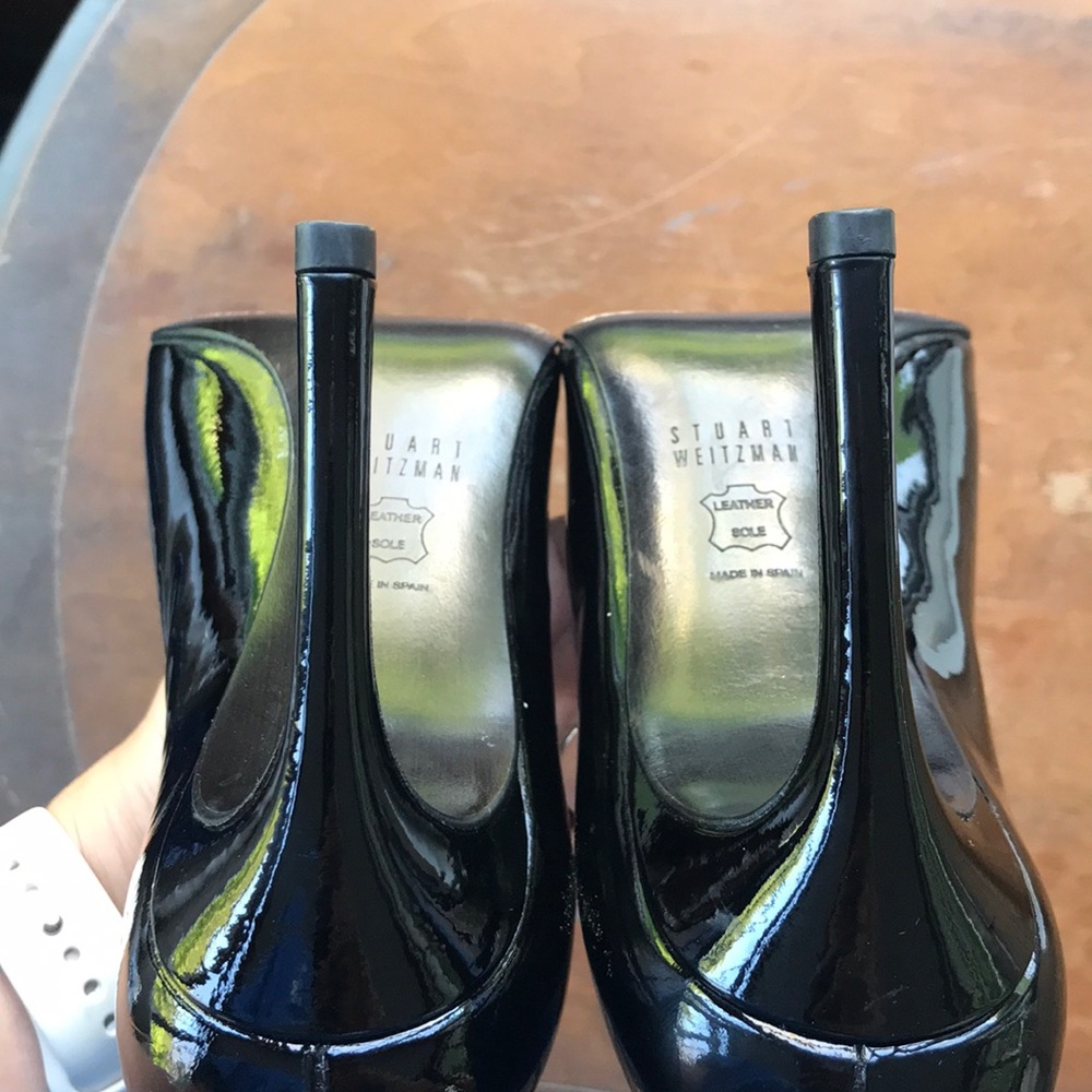 Black Patent Leather Stuart Weitzman Pumps - Gem